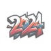 2024 Graffiti Sticker Bold Colorful Street Art Decal for Laptops ...