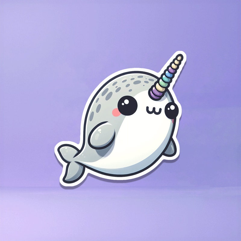Kawaii Narwhal - Etsy