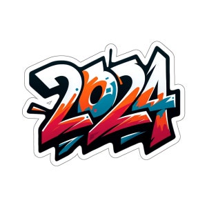 2024 Graffiti Sticker Bold Colorful Street Art Decal for Laptops ...