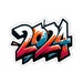 2024 Graffiti Sticker Bold Colorful Street Art Decal for Laptops ...