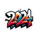 2024 Graffiti Sticker Bold Colorful Street Art Decal for Laptops ...