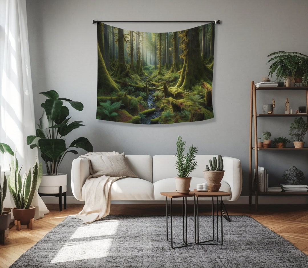 Mountain Tapestry, Forest Tapestry, Misty Mountain Tapestry, Tapestry ...