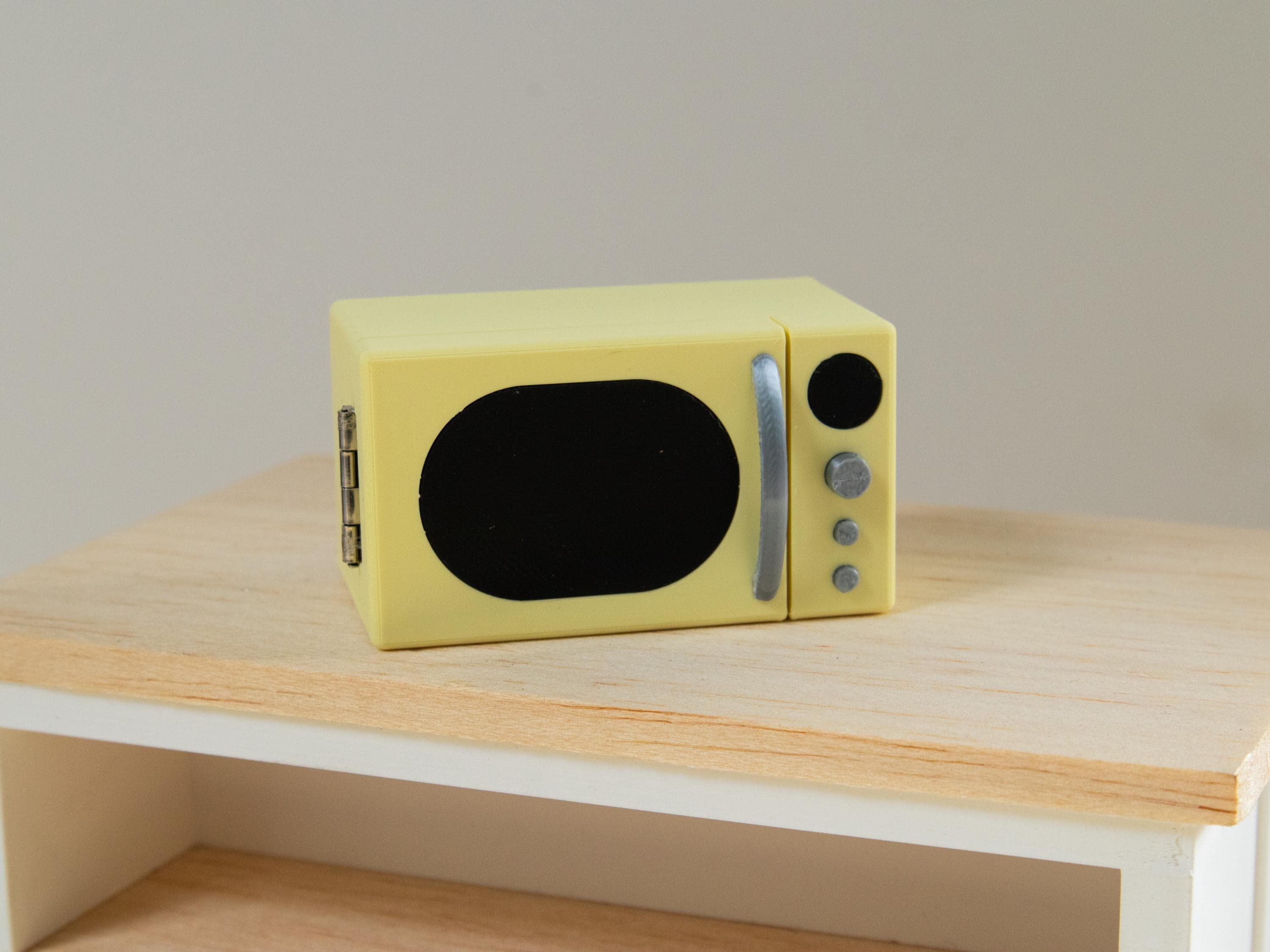 Miniature Retro Microwave | 1:12 Scale | Kitchen Appliance | Miniature ...