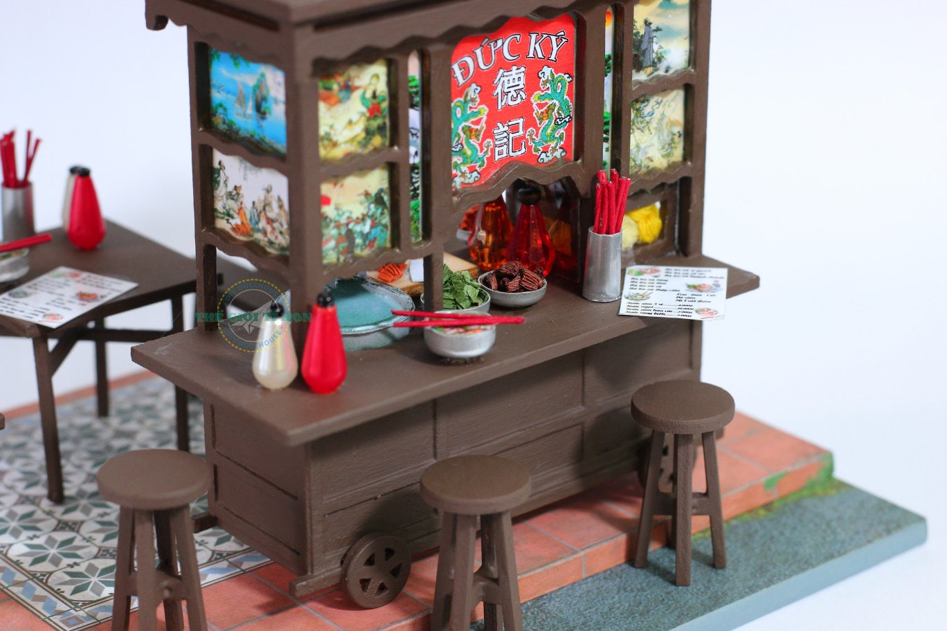 Vintage Vietnamese Noodle Shop DIY Kit | 3D Wood Puzzle | Travel ...