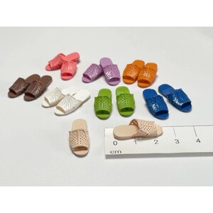 Miniature Vietnamese Honeycomb Sandals | 1:10 Scale Pair | Multi-color ...