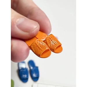 Miniature Vietnamese Honeycomb Sandals | 1:10 Scale Pair | Multi-color ...