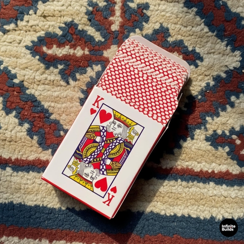 Mini Playing Cards 1:12 | Tiny Deck of Cards for Dollhouse & Diorama ...