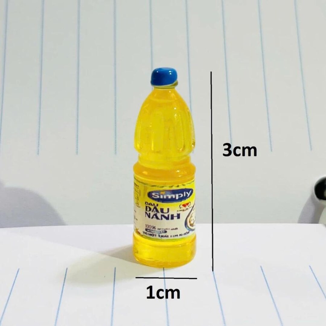 Mini Cooking Oil Bottle 1:12 Scale Vietnamese Soy Cooking Oil Food ...