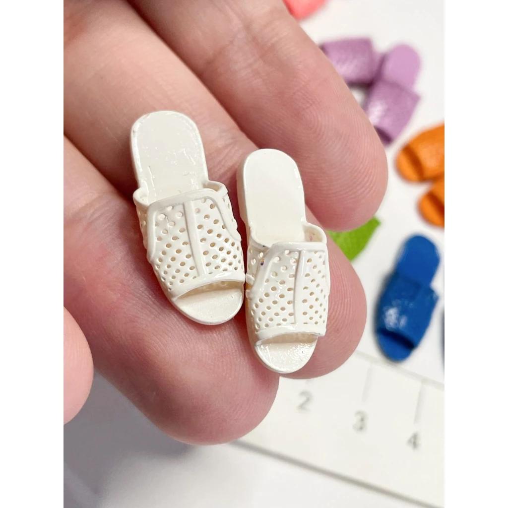 Miniature Vietnamese Honeycomb Sandals | 1:6 Scale Pair | Multi-color ...