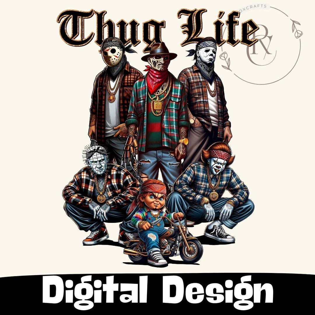 Thug Life Horror Movie Png, Halloween Horror Characters Png, Friends ...