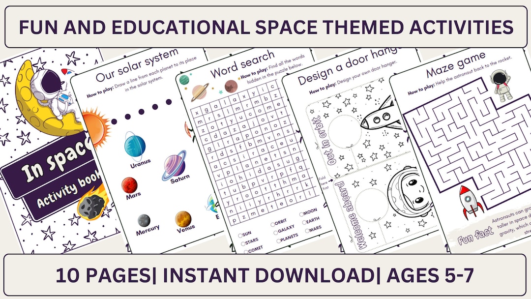 Printable Games and Activities for Kids Portable Games for Kids ...