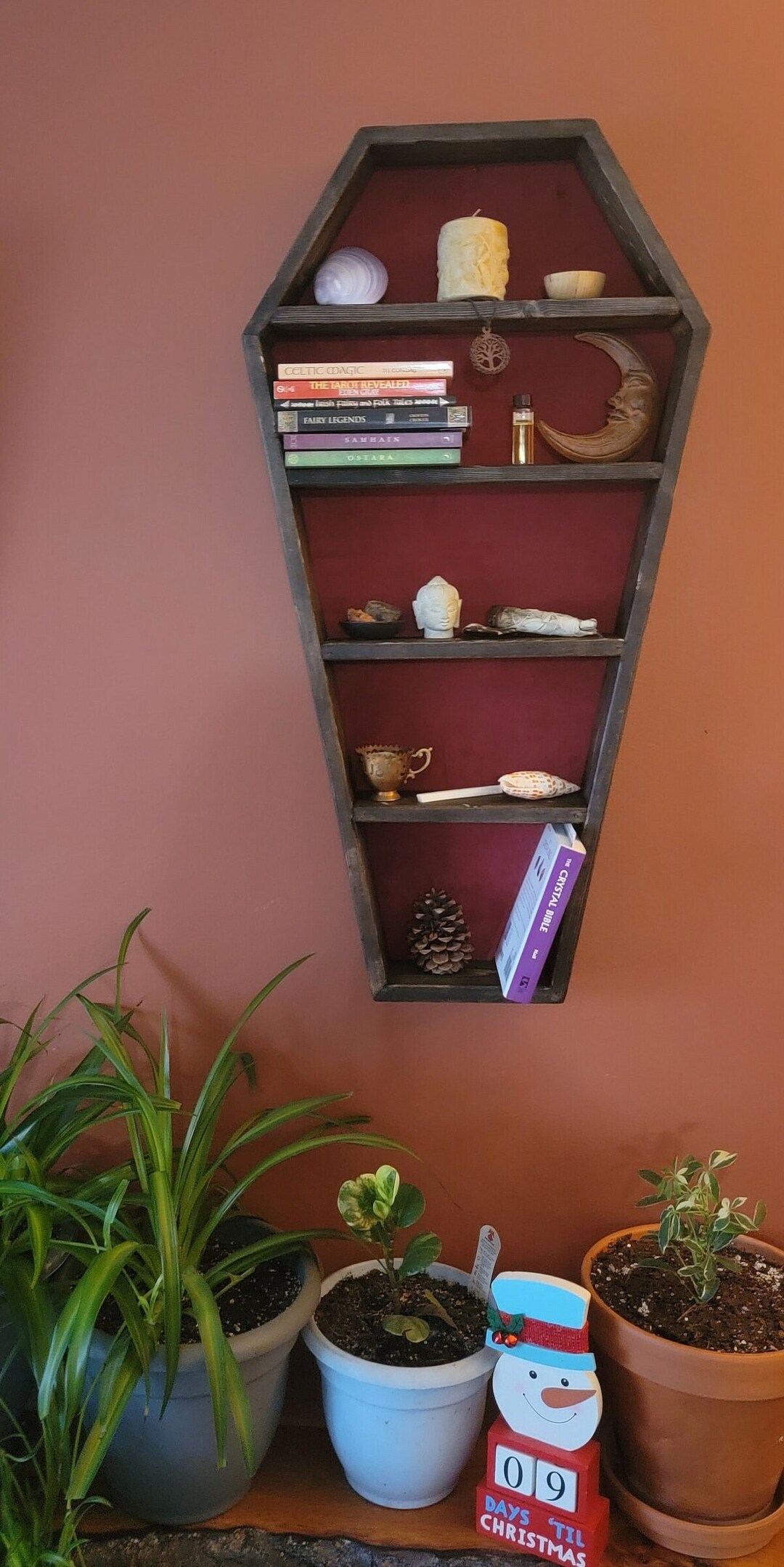 36" Pinch Toe Coffin Shelf - Etsy