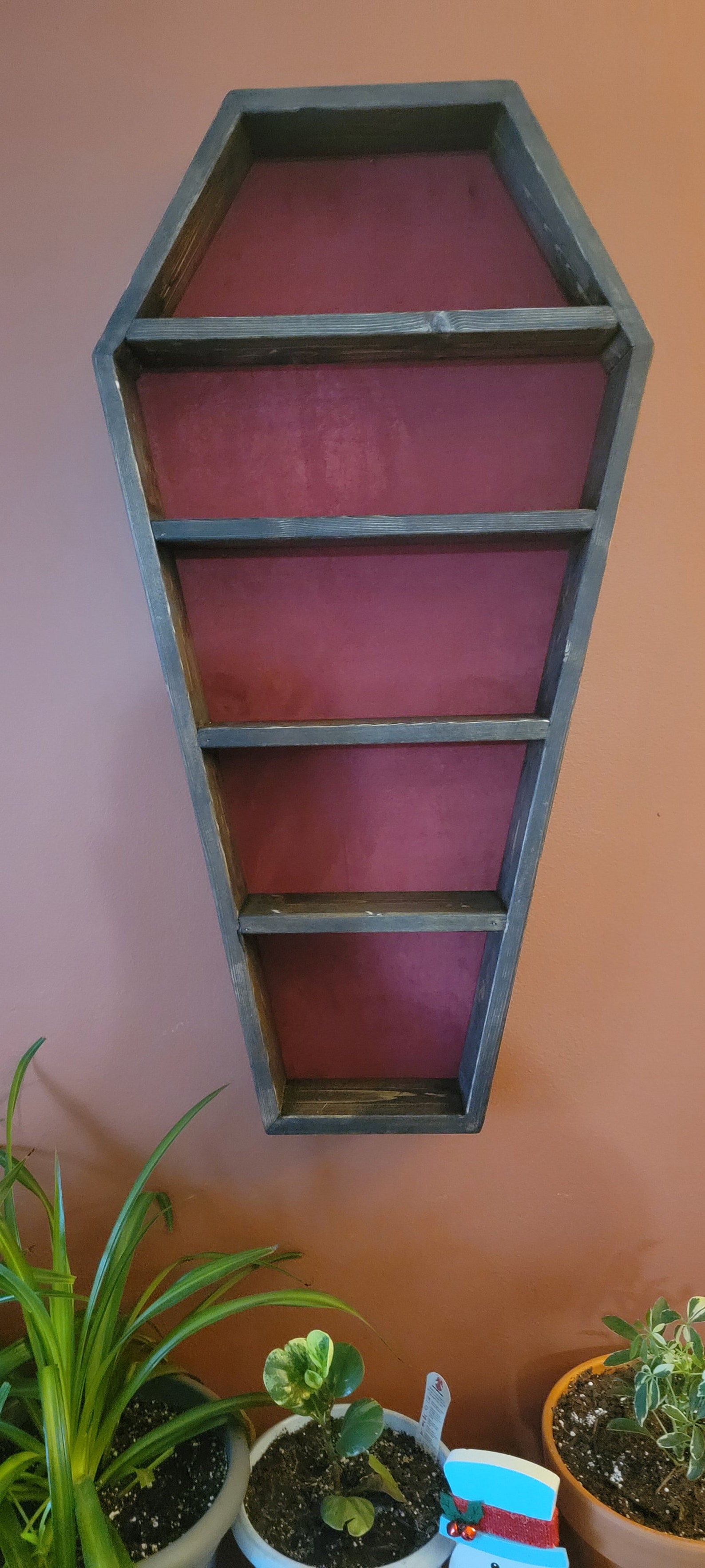 36" Pinch Toe Coffin Shelf - Etsy