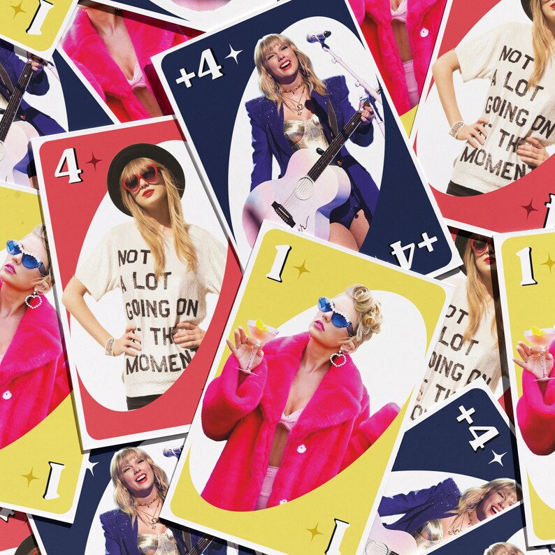 Taylor Swift CARD GAME PRINTABLE - Etsy