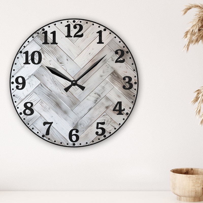 Farmhouse Wall Clock - Etsy