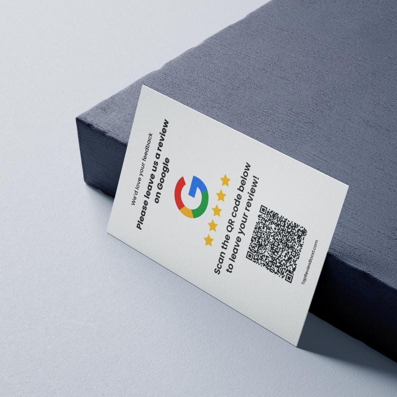 Editable Google Review QR Code Sign Template (canva Download) - Etsy