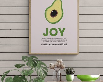 Fruit of the Spirit Wall Art, Scripture Wall Art Digital Download ...