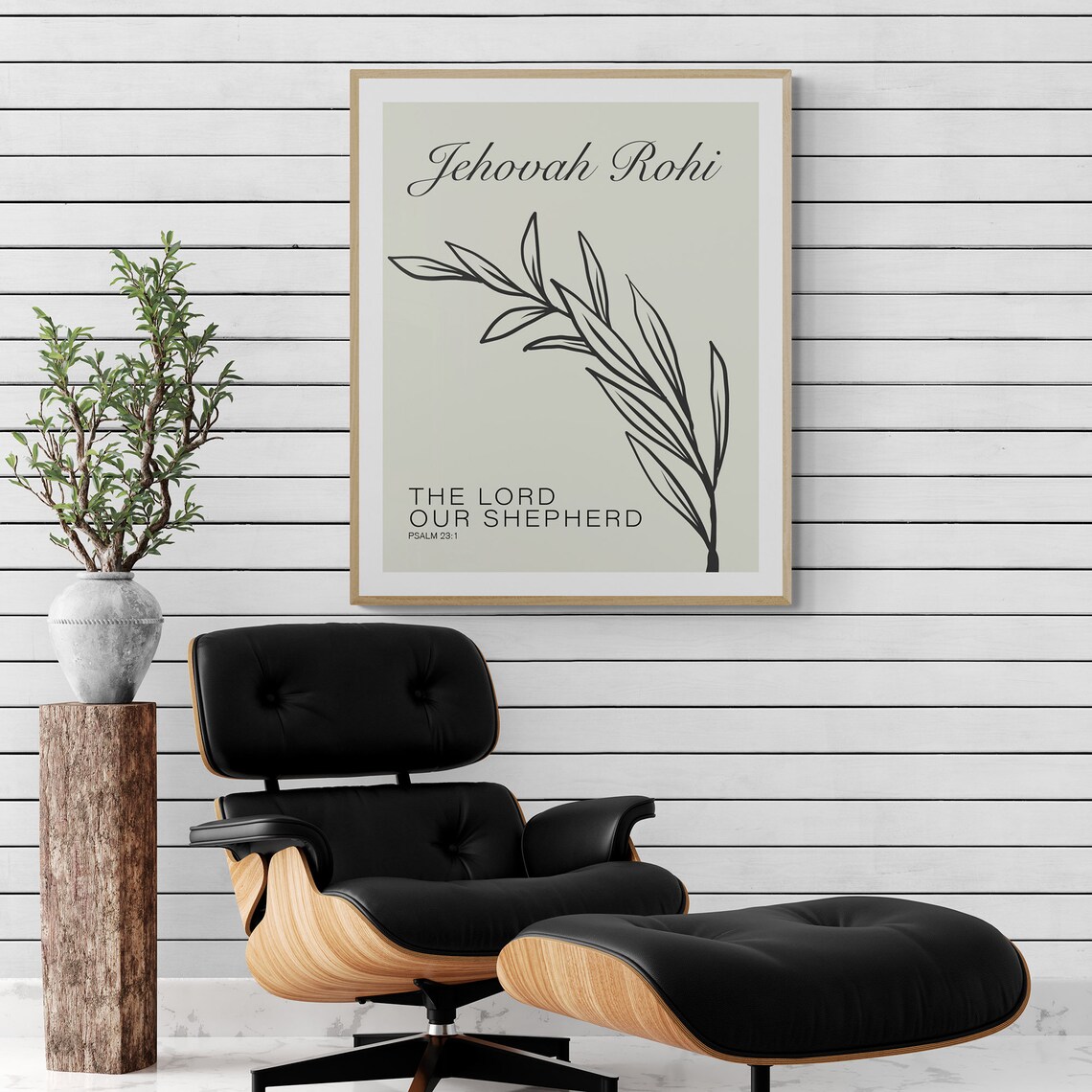 Psalm 23, Bible Verse Wall Art, Scripture Wall Art, Jehovah Rohi, the ...