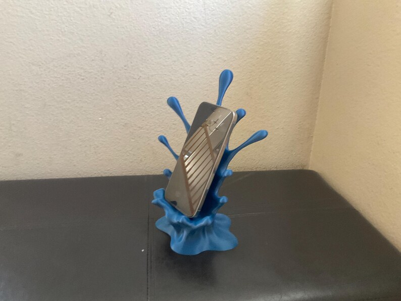 Splash Phone Holder With Cable Passthrough - Etsy