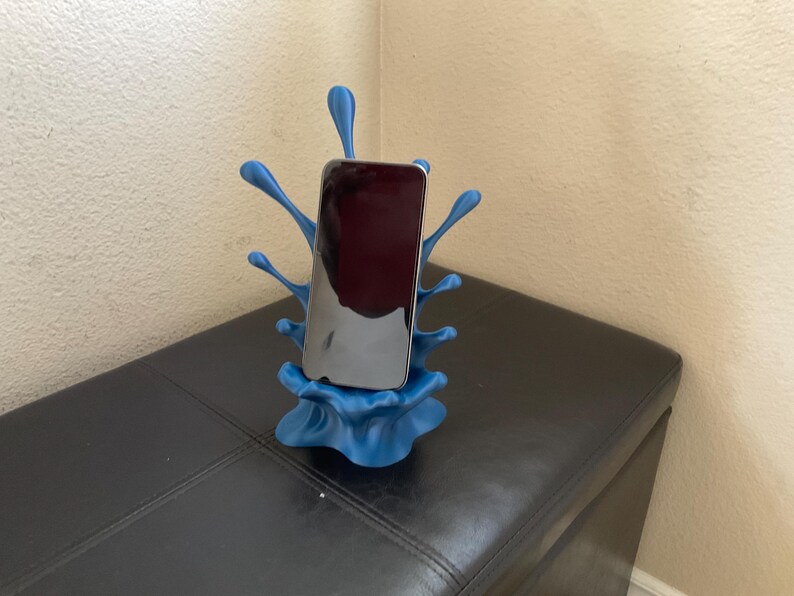 Splash Phone Holder With Cable Passthrough - Etsy
