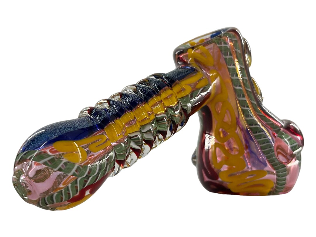 6 Inch Dichroic Magnificent Hammer Pipe Heavy Duty Smoking Pipes ...