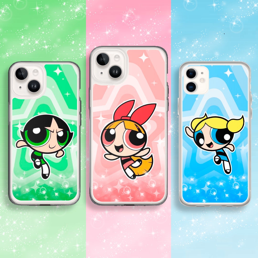 Powerpuff Girls Gift Cell Phone Case for iPhone 16/15/14/13/12/11 Mini ...