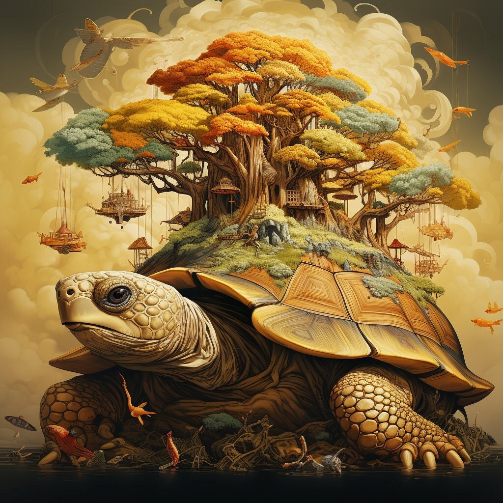 Erdtree, Golden Tree, Turtle, Tortoise - Etsy