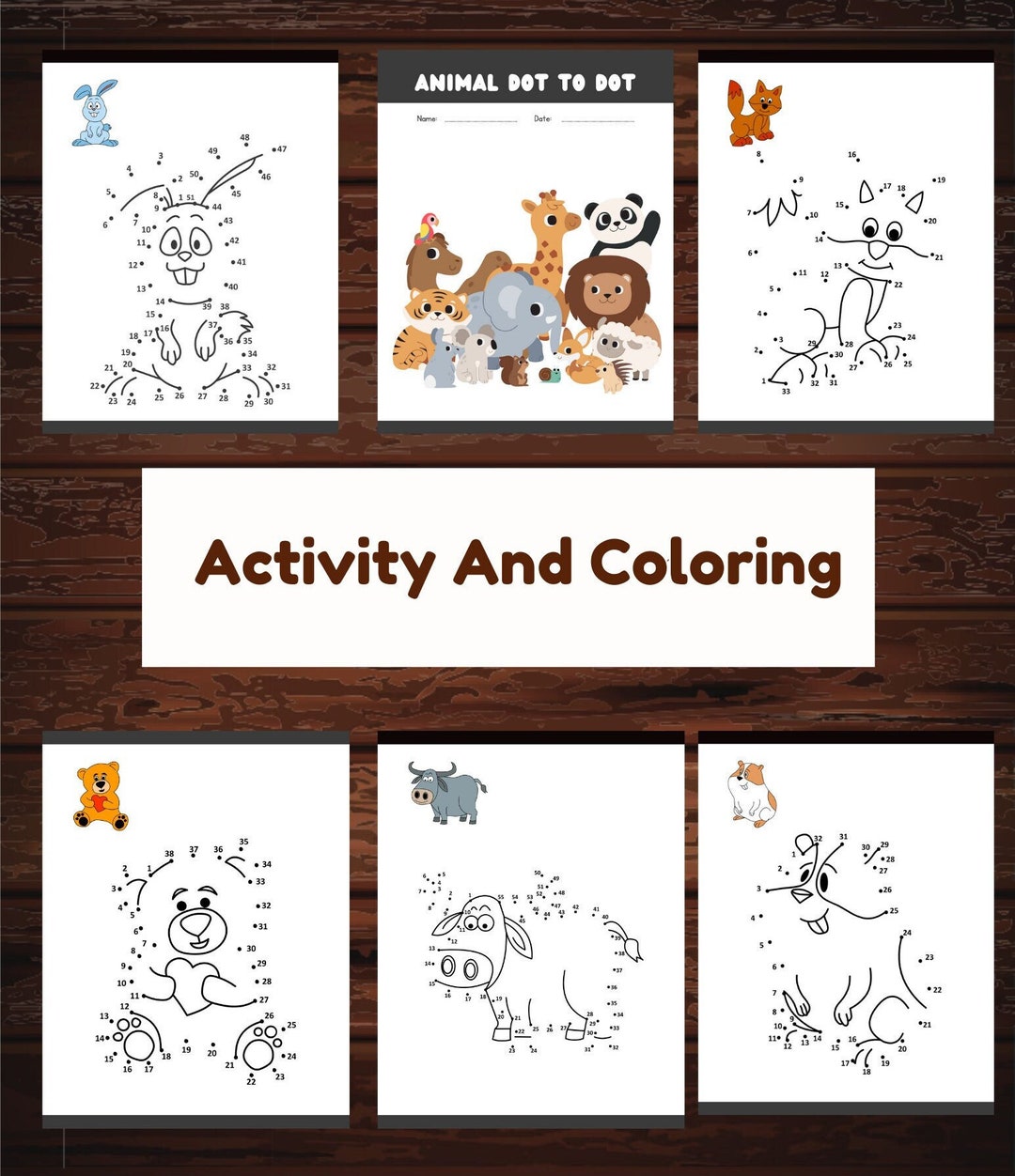 Dot to Dot for Kids, Connect the Dots, Preschool Activities, Connect ...