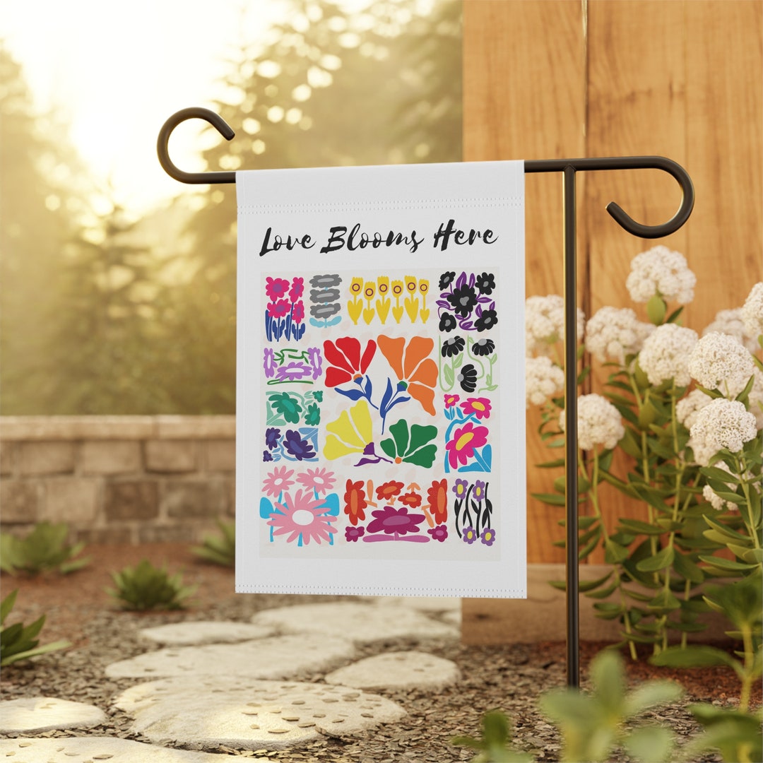 LGBTQ Pride Lawn Flag LGBTQ Flag Flower Garden & House Banner - Etsy
