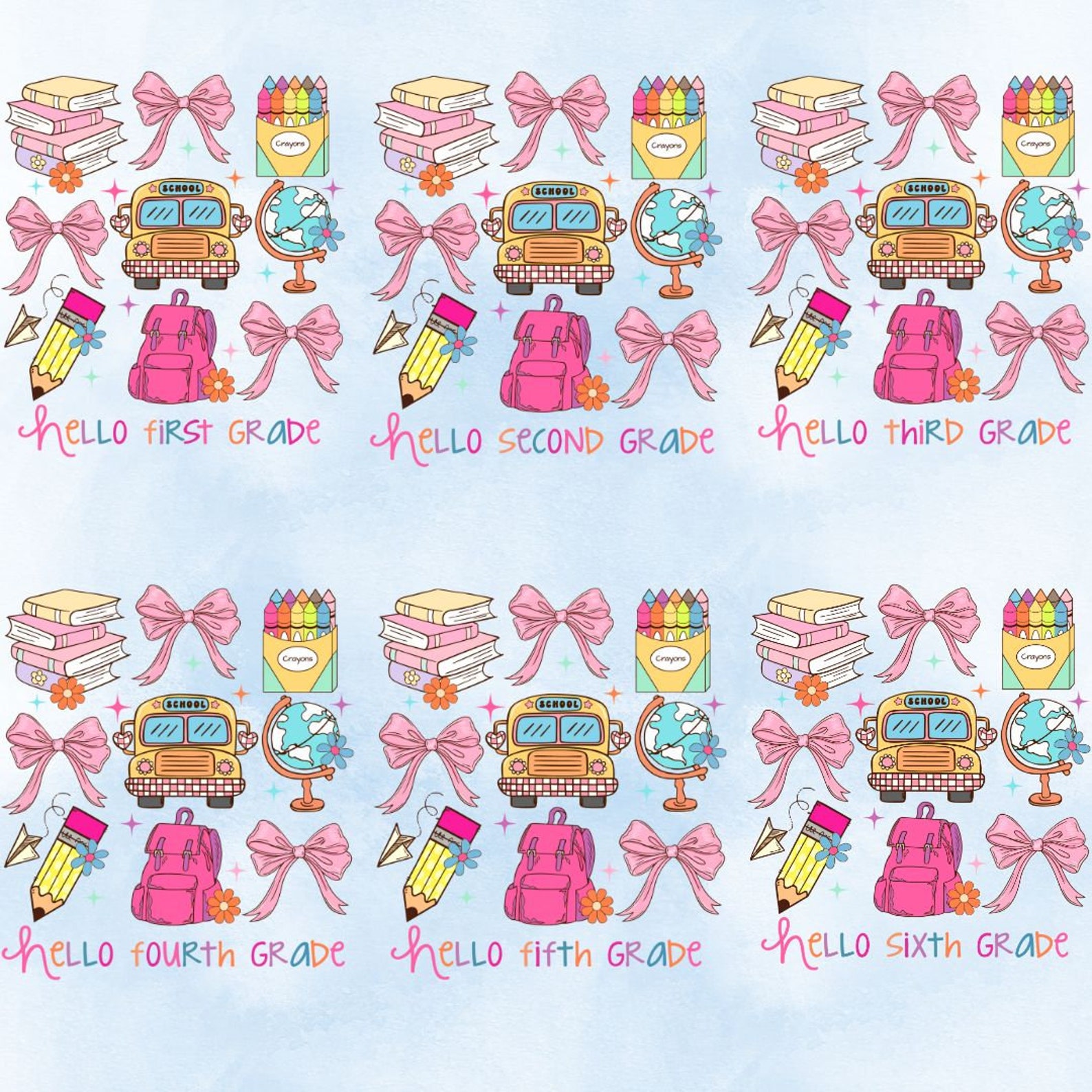 Retro Back to School Png, Kindergarten, First Day of School, School Png ...