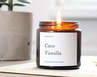 Editable Candle Label Template, Printable Candle Label, DIY Candle ...