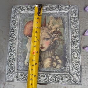 Handmade Fantasy Art Jewelry Box: Silver Vintage Keepsake Storage - Etsy