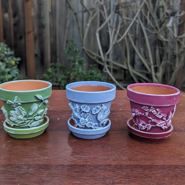 Decorated Pot - Etsy