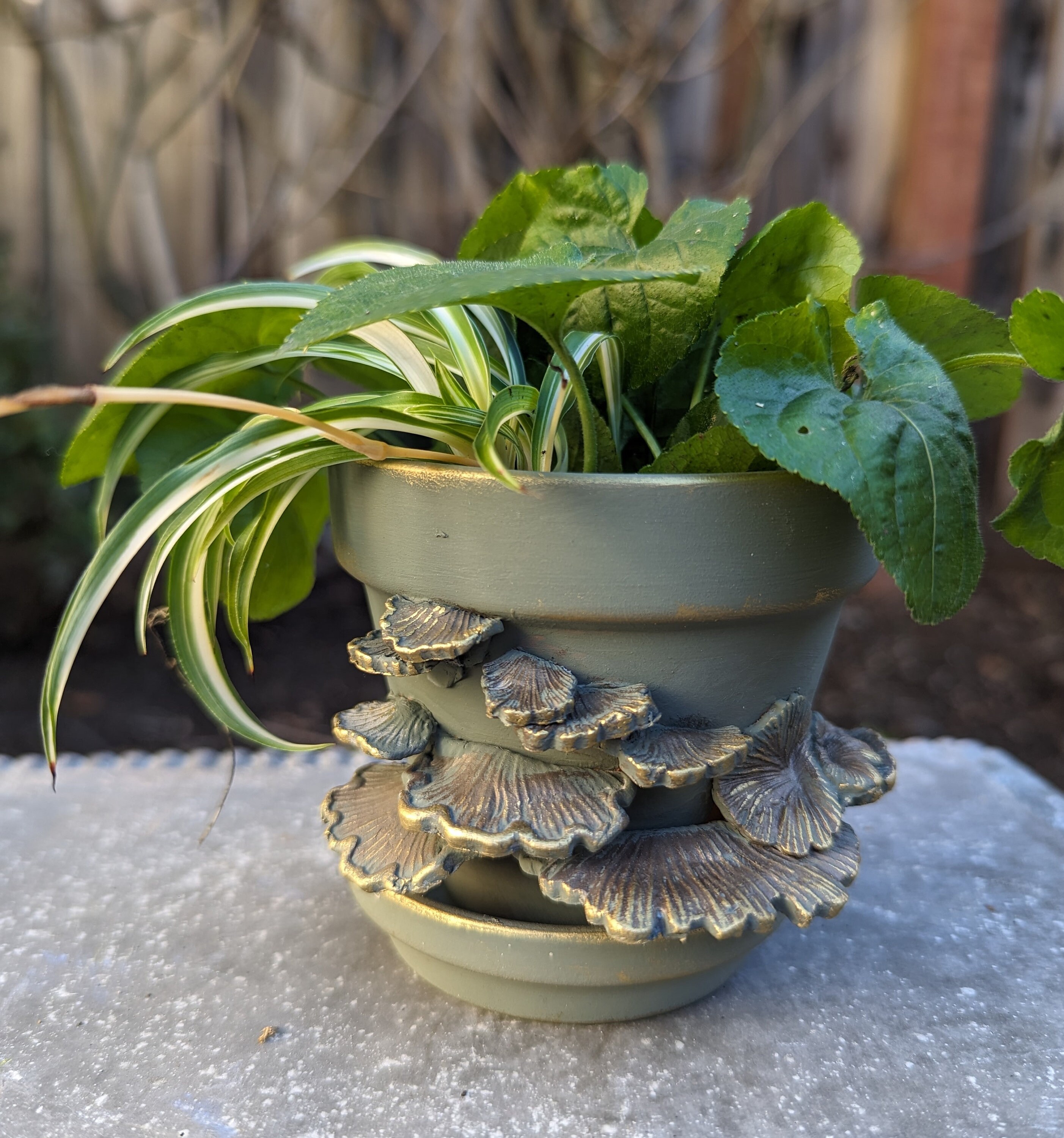 Decorated Flower Pot Ready to Ship, Succulent Pot, Floral Planter ...