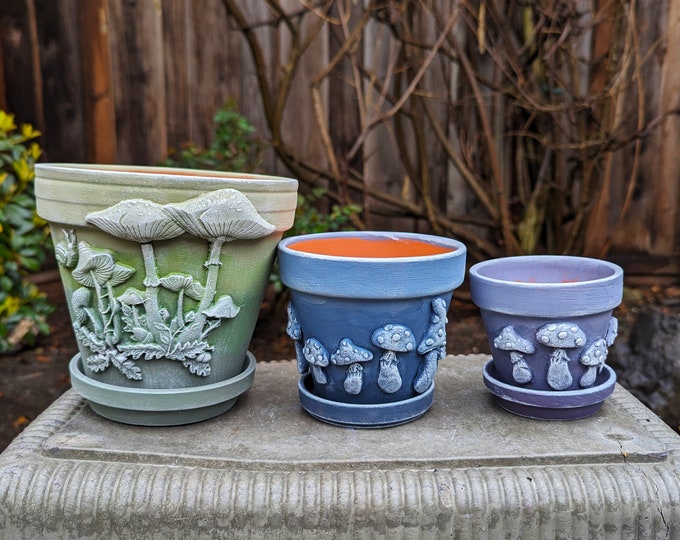 Comics Heroines Decoupage Fabric Terracotta Plant Pot - Etsy