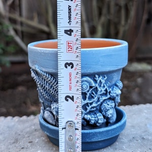 Flower Pot Ready to Ship, Nautical Pot, Pair Matching Pot, Floral ...