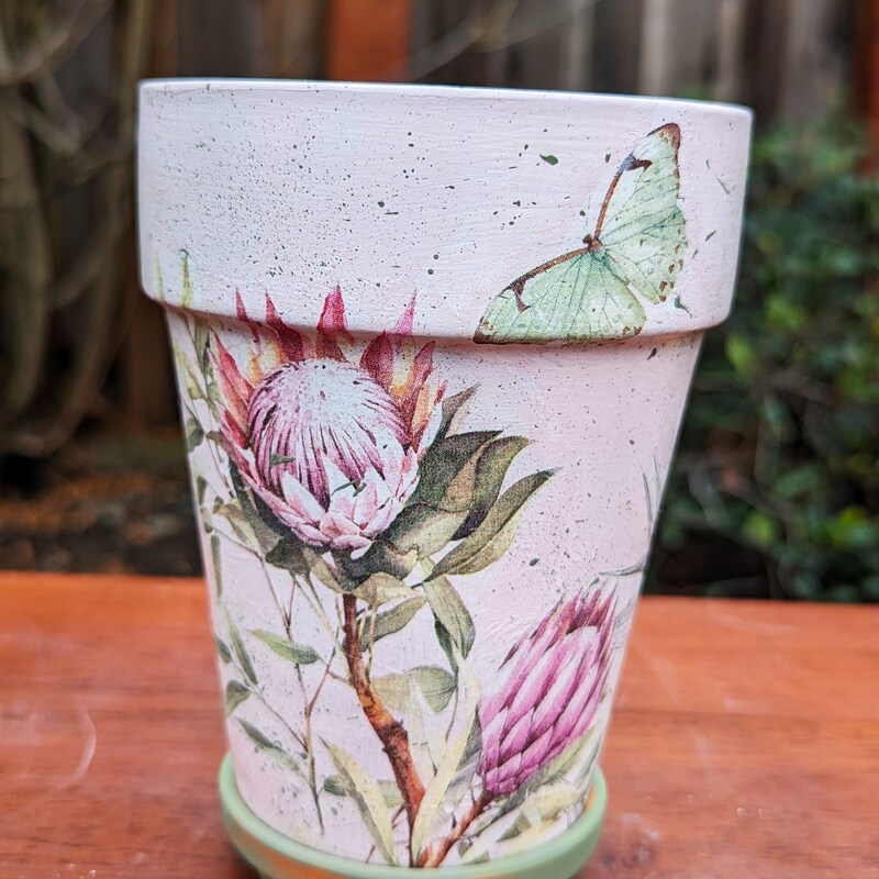Decoupage Flowers - Etsy