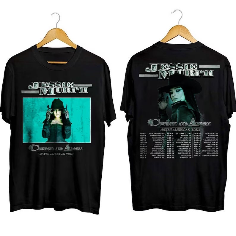 Jessie Murph Cowboys and Angels Tour 2023 Shirt, Jessie Murph 2023 ...
