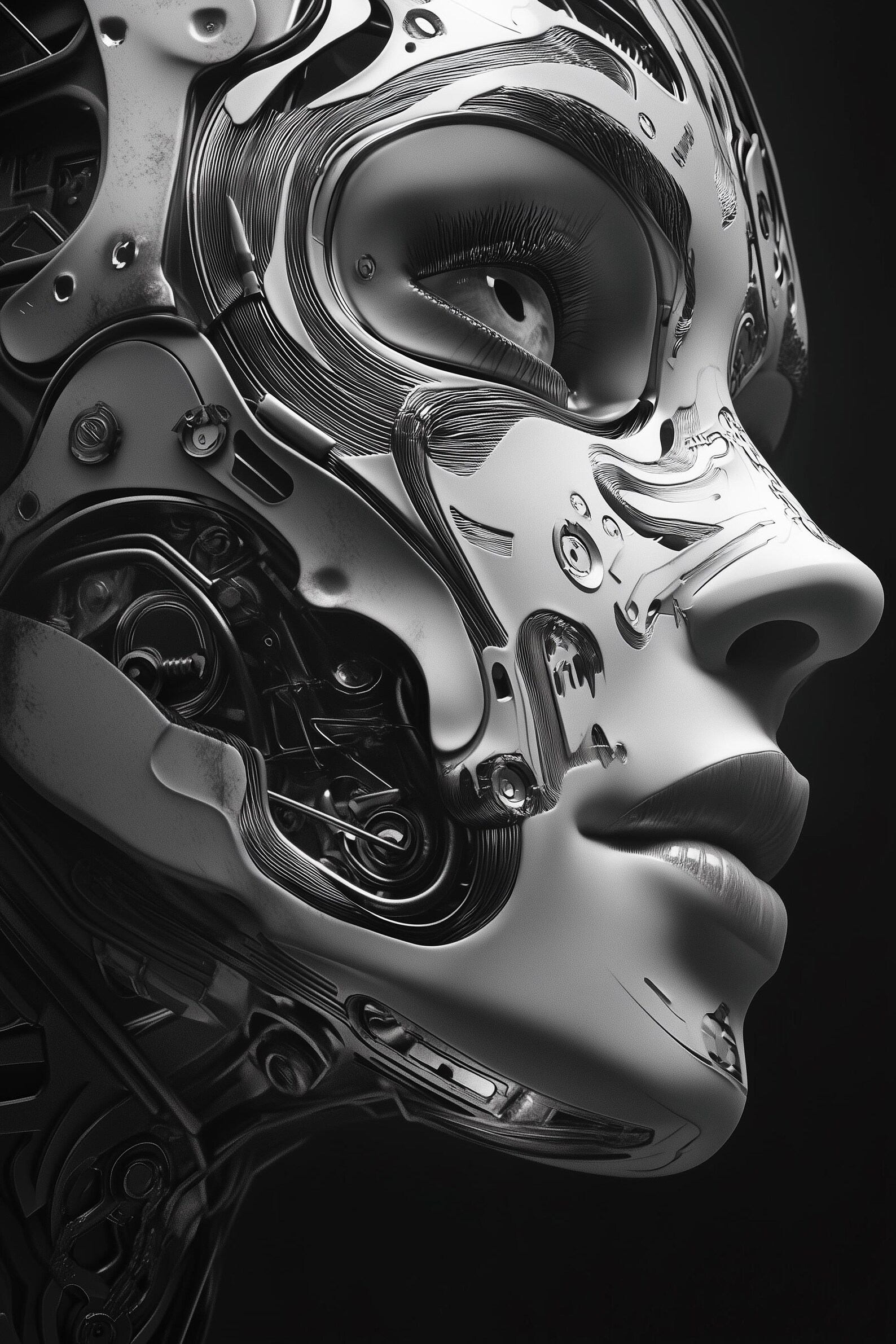 Robotic Digital Art File - Etsy