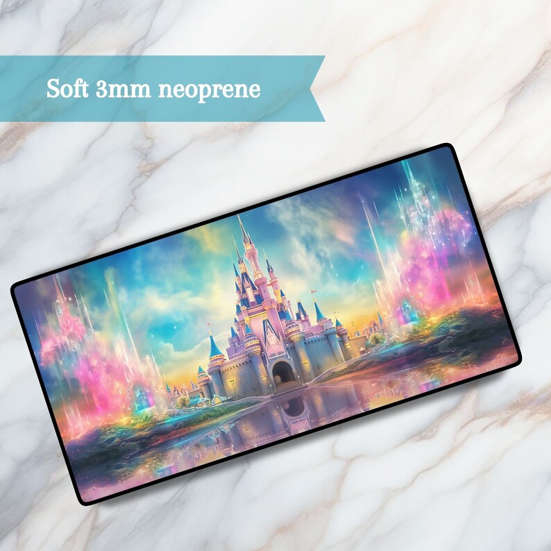 Magic Glitter Fairytale Castle Disney Inspired TCG Lorcana Playmat ...