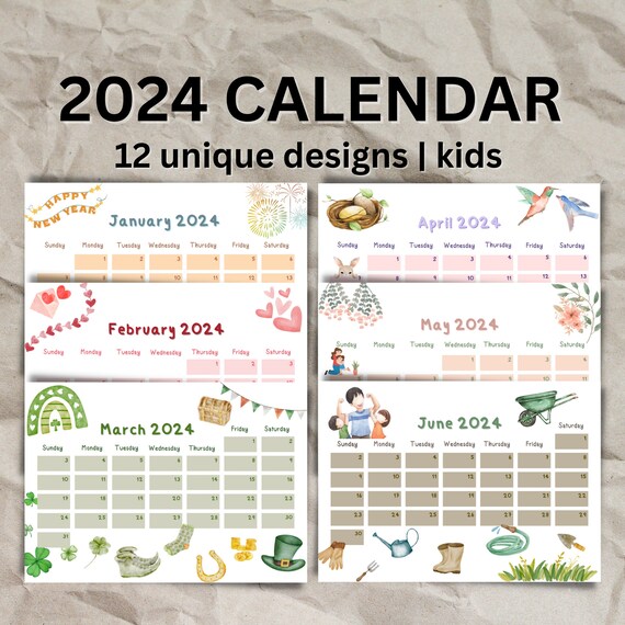 February 2024 Calendar Printable Cute