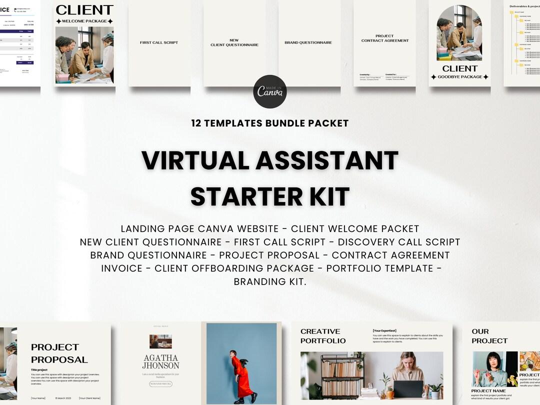 Virtual Assistant Onboarding Template | New Client Onboarding Template | Virtual Assistant ...