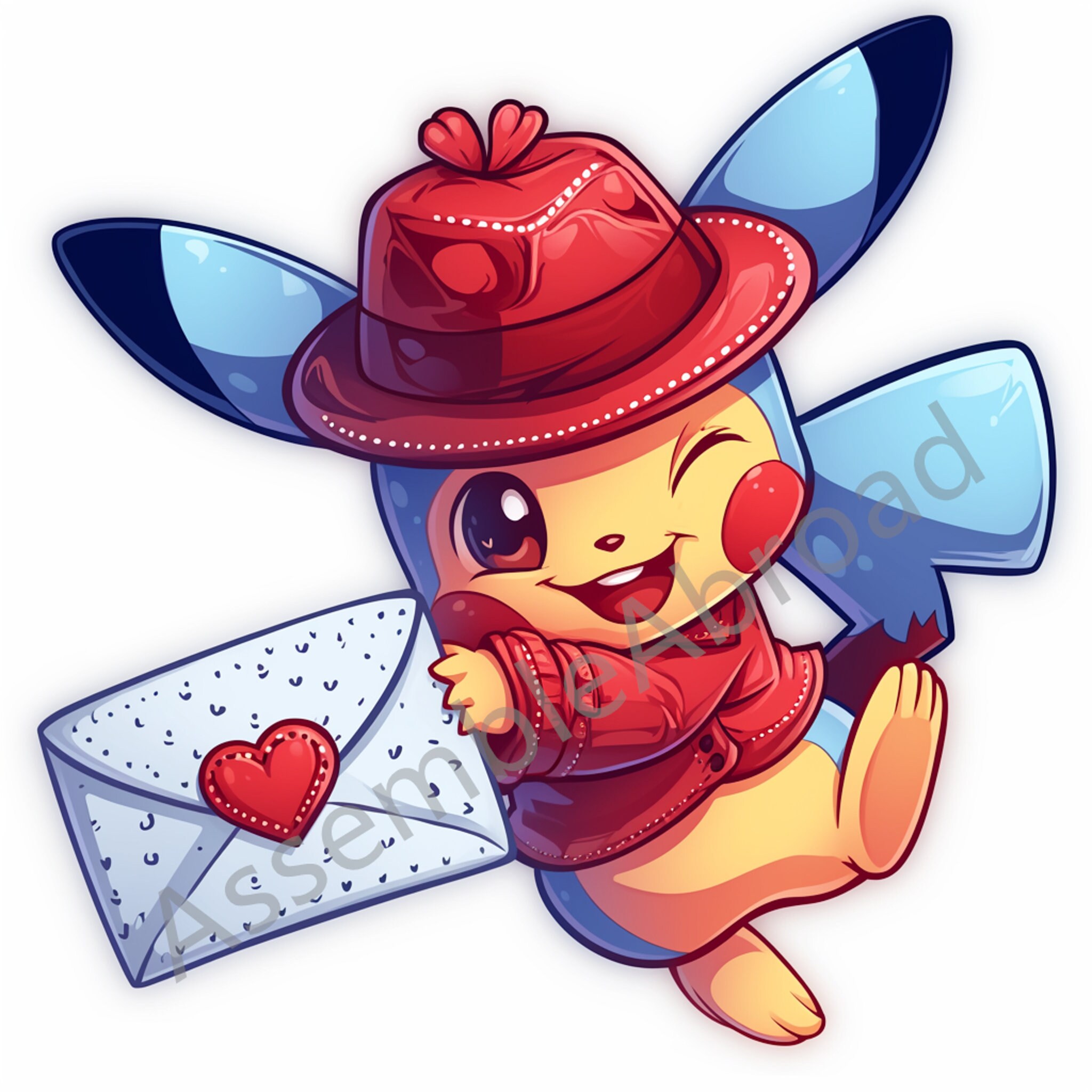 Pikachu Png,best Gifts for Her a Set of 5 Envelope Love Letter Pikachu ...