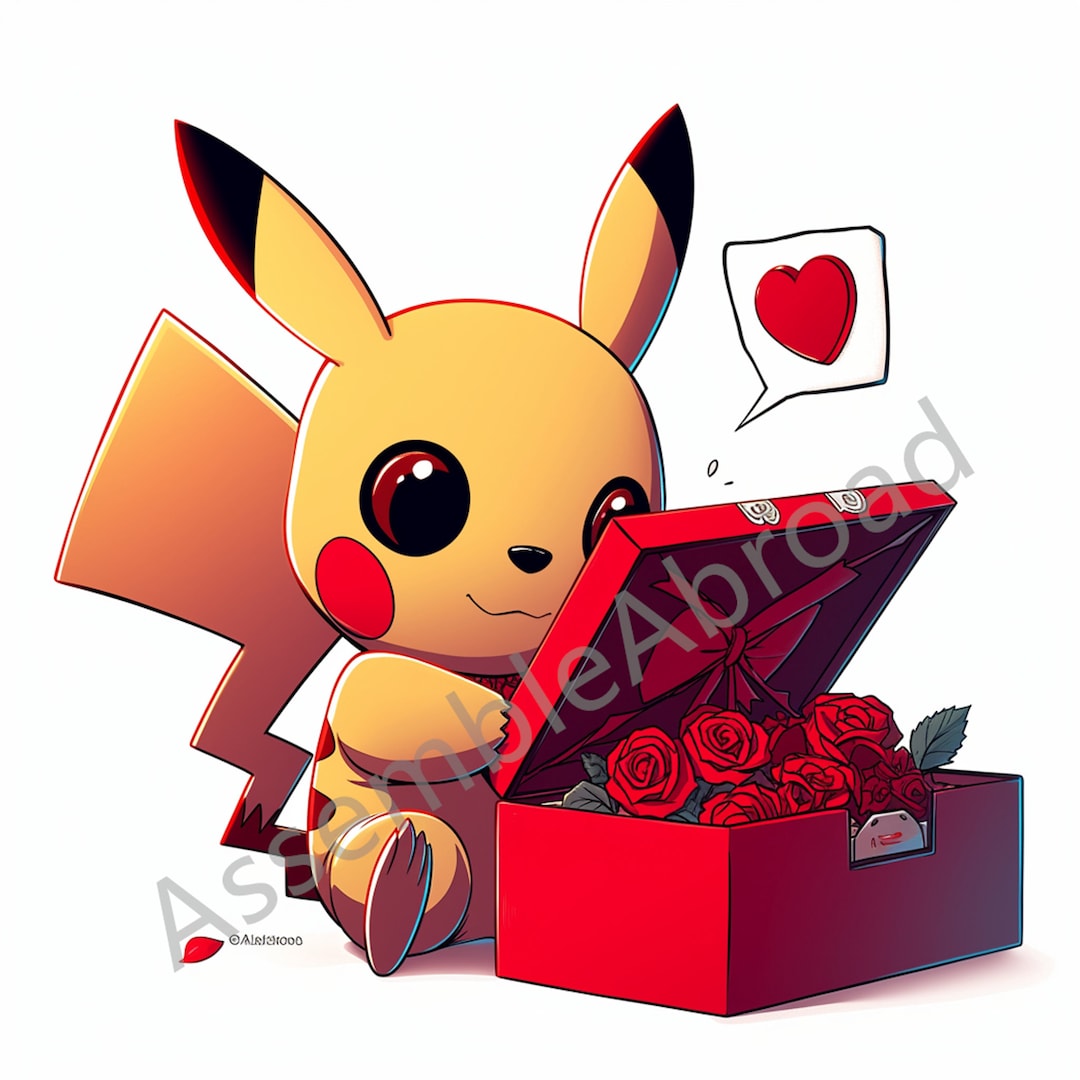 Pokemon Pikachu, Pikachu Printable, Lover Pikachu Valentines Png ...