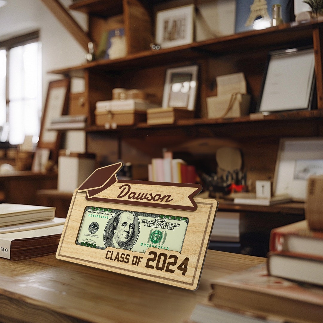 Personalized Graduation Money Gift Box, Customized Graduation Gift ...