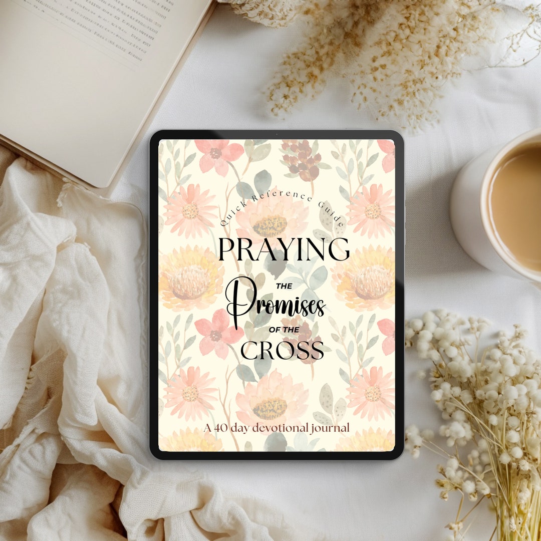 40-day Christian Devotional Journal: Floral Bible Study (PDF) - Etsy