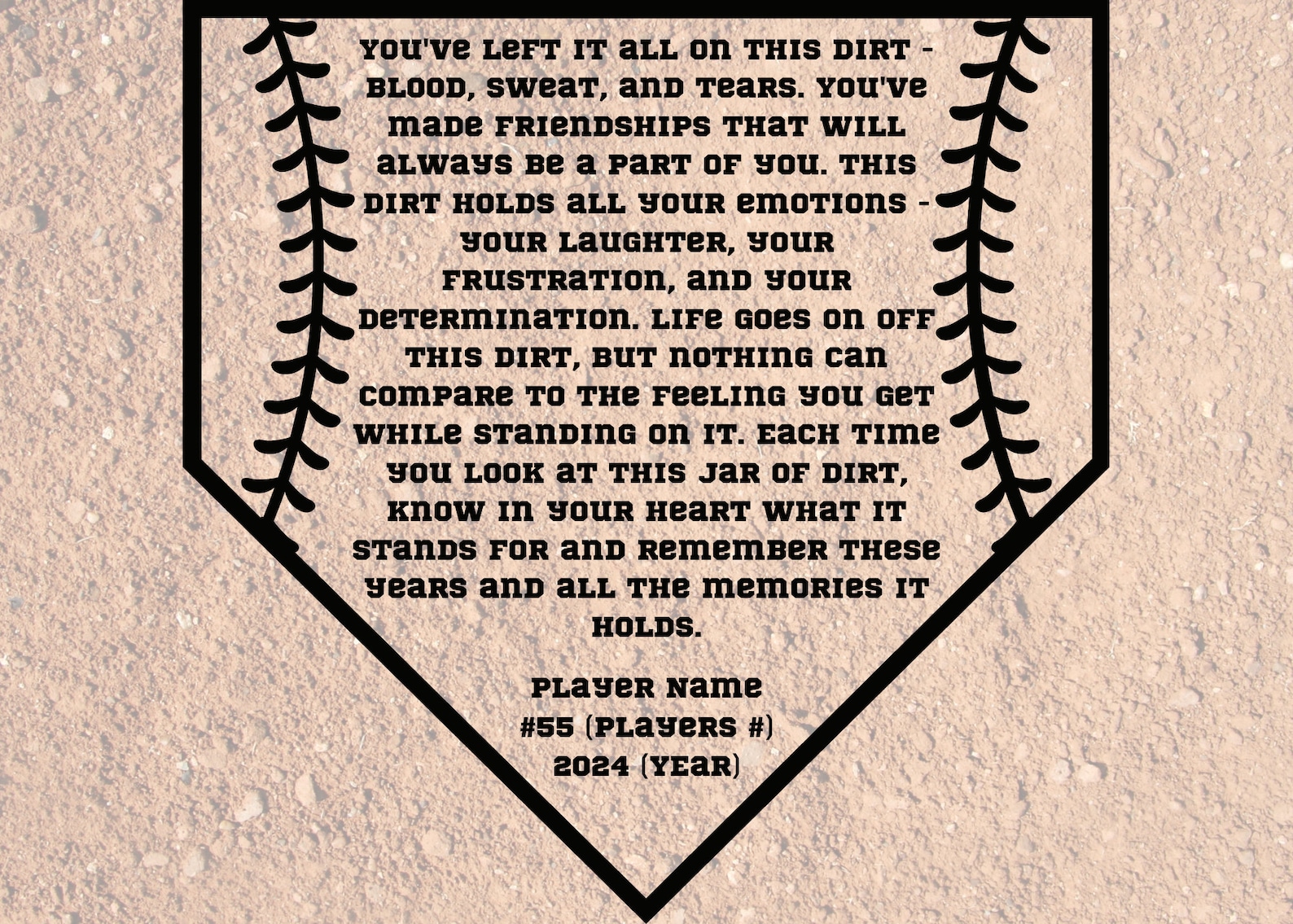 Baseball / Softball Graduation Gifts on This Field, Printable ...