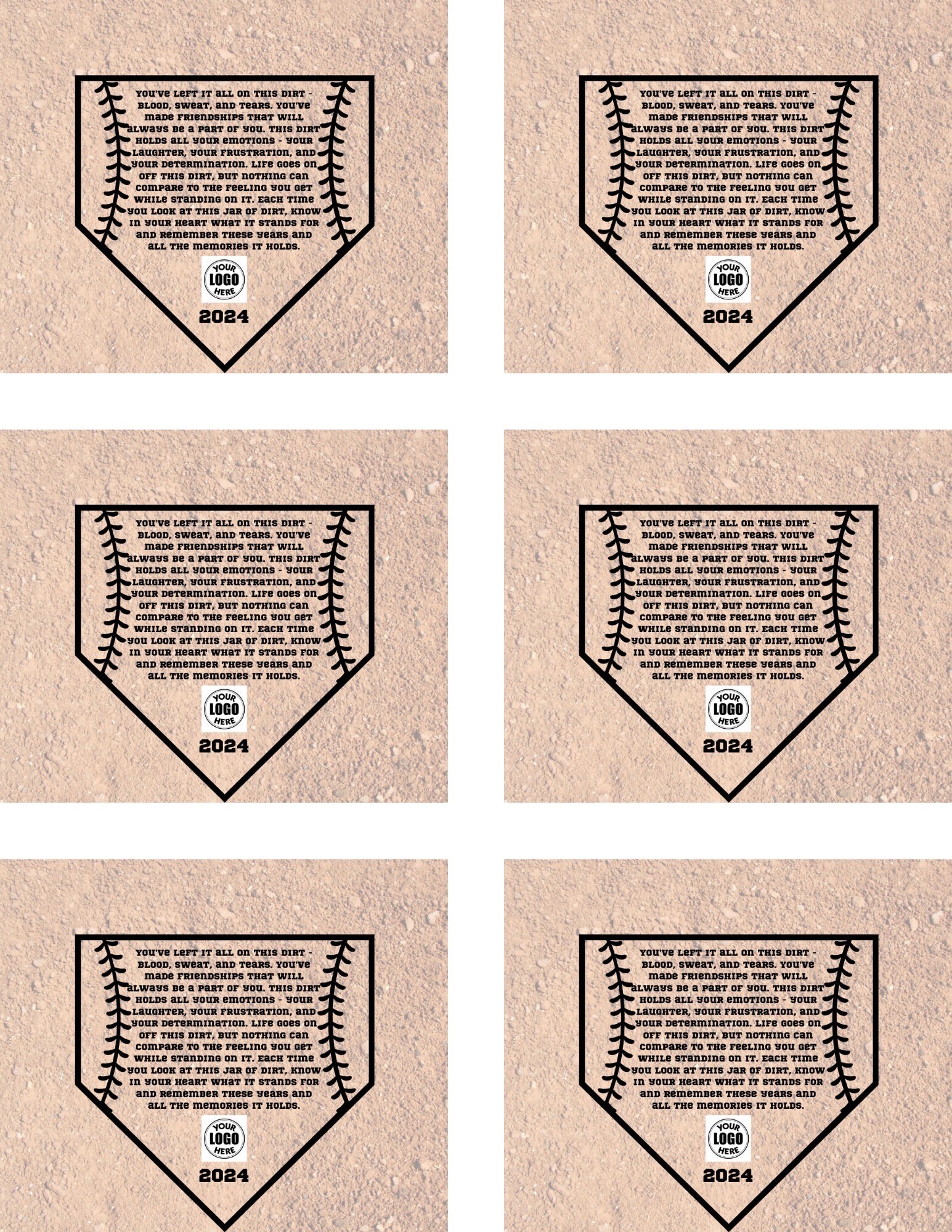 Your Logo - Baseball / Softball Graduation Gifts on This Field ...