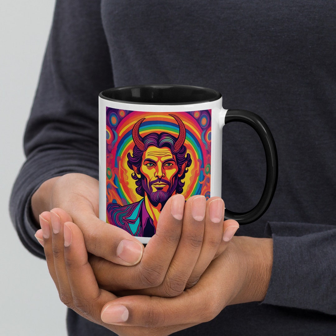 Lucifer's Kaleidoscopic Mug With Color Inside - Etsy