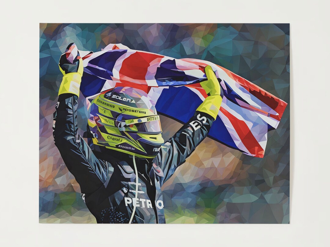 Lewis Hamilton 2024 British Grand Prix Poster - Etsy